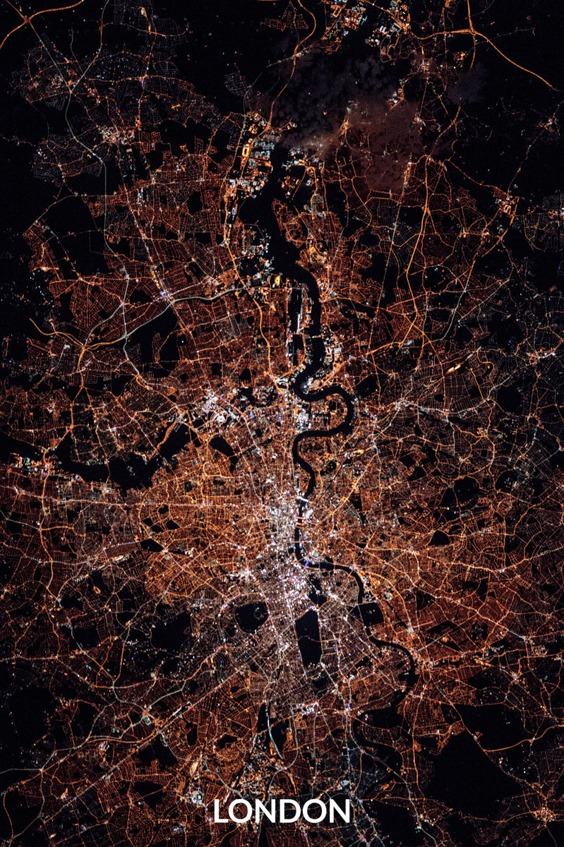 London At Night Poster – CAPRON ARTS