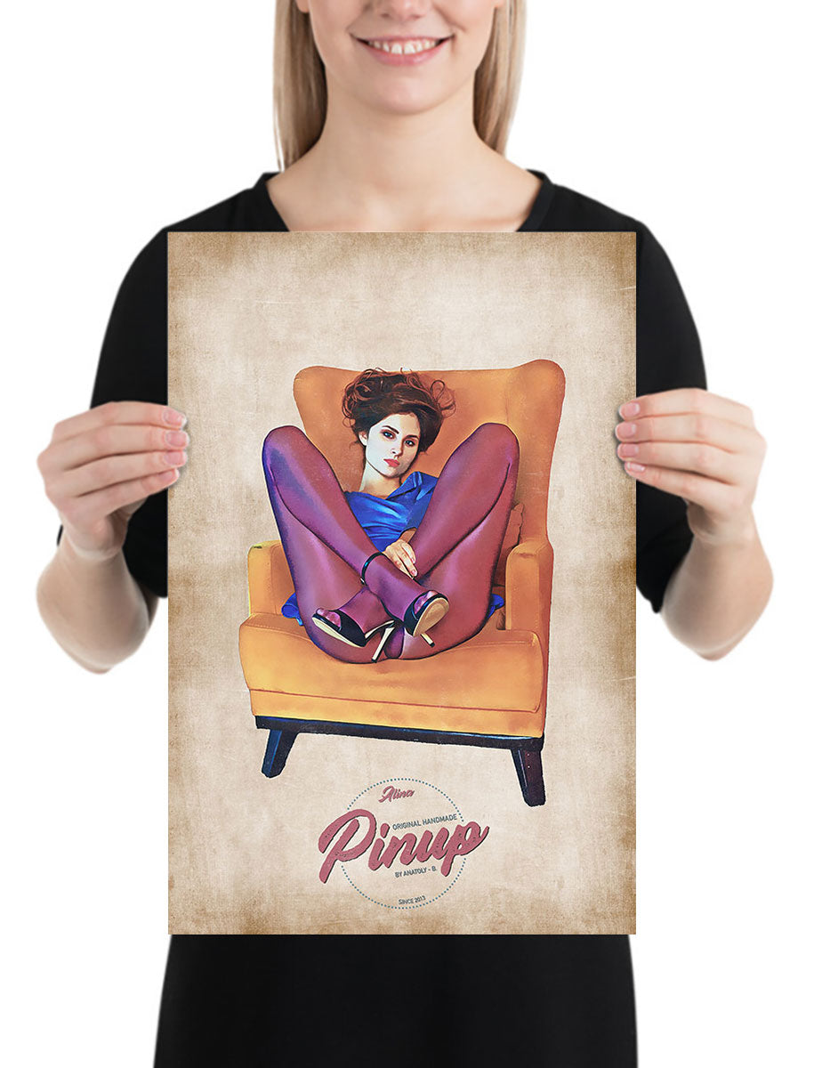 Alina Chair Pinup Poster – CAPRON ARTS