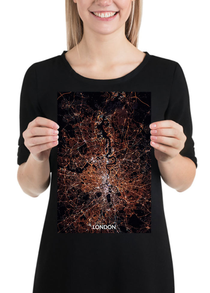 London At Night Poster – CAPRON ARTS